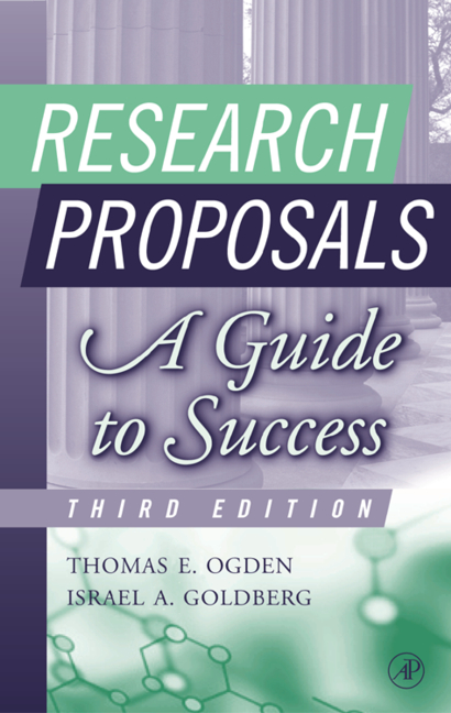 Research Proposals - Edition 3 - Edited by Thomas E. Ogden and Israel A ...